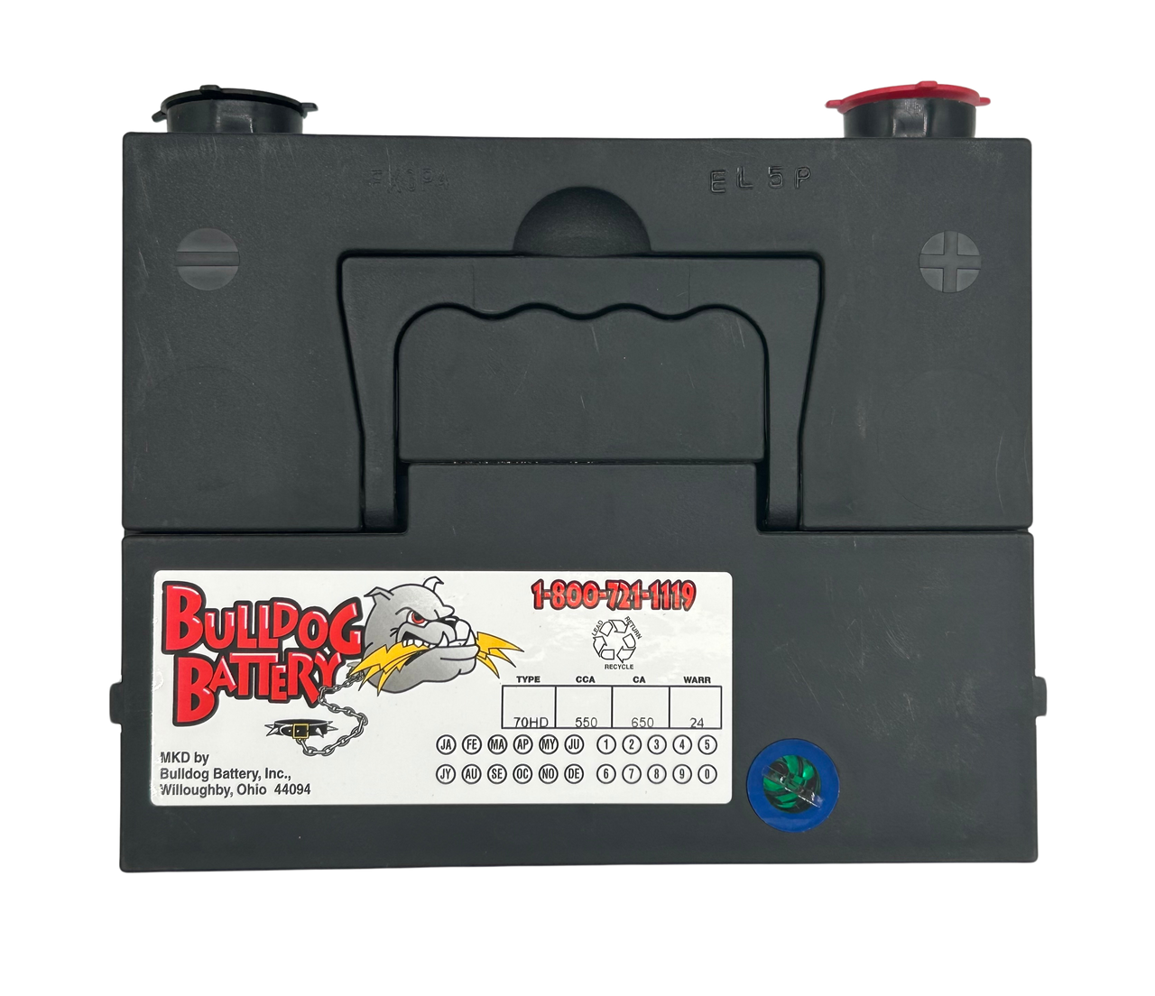 Group 70 Battery - 12V 550 CCA Starting Battery with 2-Year Warranty