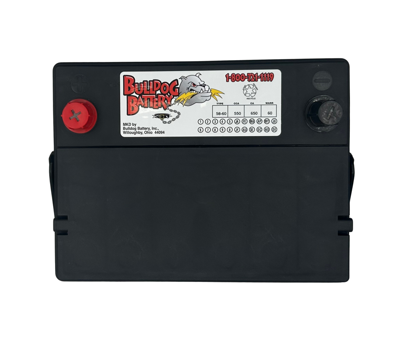 Group 58 Battery: Premium 12V 550 CCA Starting Power with 5-Year Warranty
