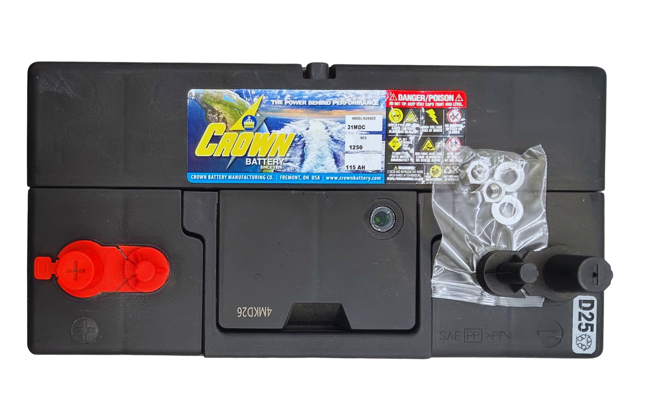 Crown 31MDC Marine Deep Cycle 12V Battery