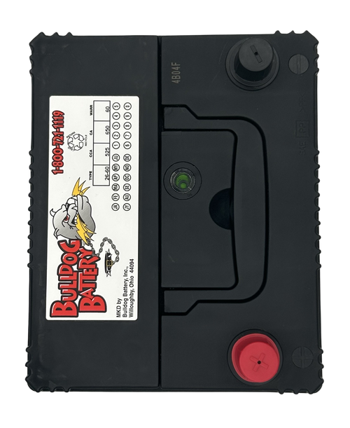 Group 26 Battery: 12V 525 CCA Starting Battery with 5-Year Warranty