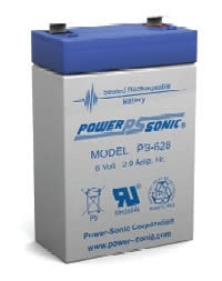 Power Sonic PS-628 Battery - 6V 2.8AH