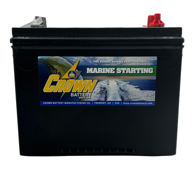 Crown MAR-1000 12V Marine Starting Battery 800 CCA 1000 MCA