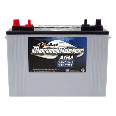 DEKA 8A27 12V AGM DEEP CYCLE BATTERY WITH 900 MCA