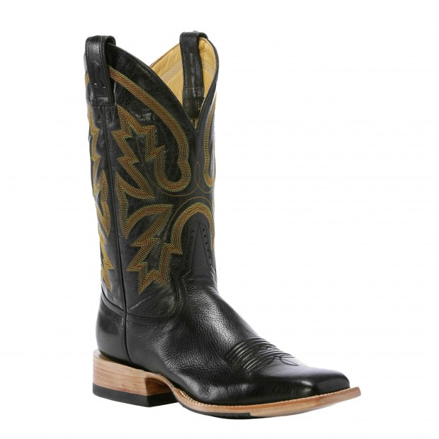 Rod Patrick Men's Boots - Florencia Black Calf / Volcano Black w ...