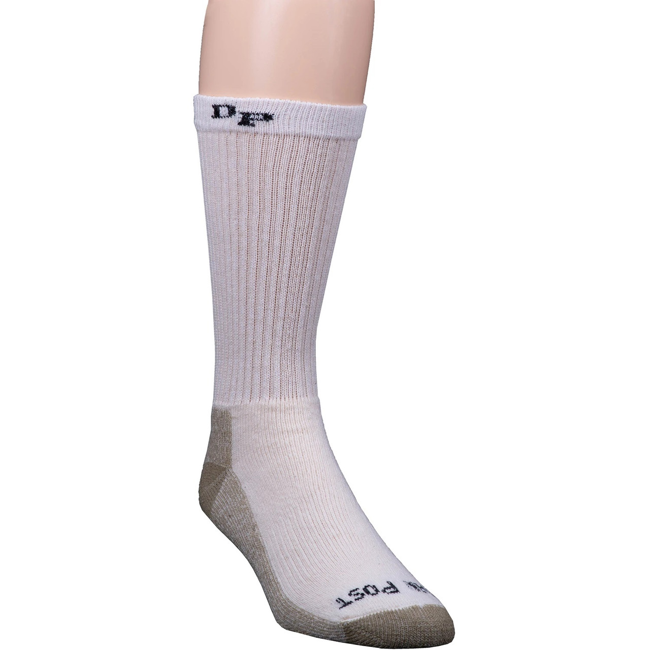 Dan Post Men's Accessories - Work Socks - Medium Weight Natural Mid ...