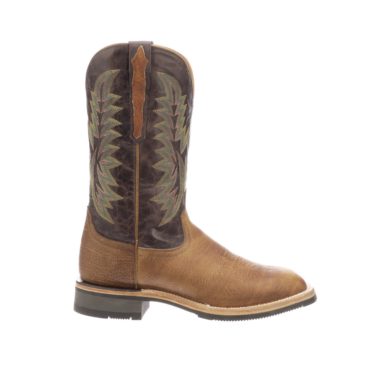 Lucchese Men's Boots - Rudy - Tan / Chocolate Cowhide - Billy's Western ...