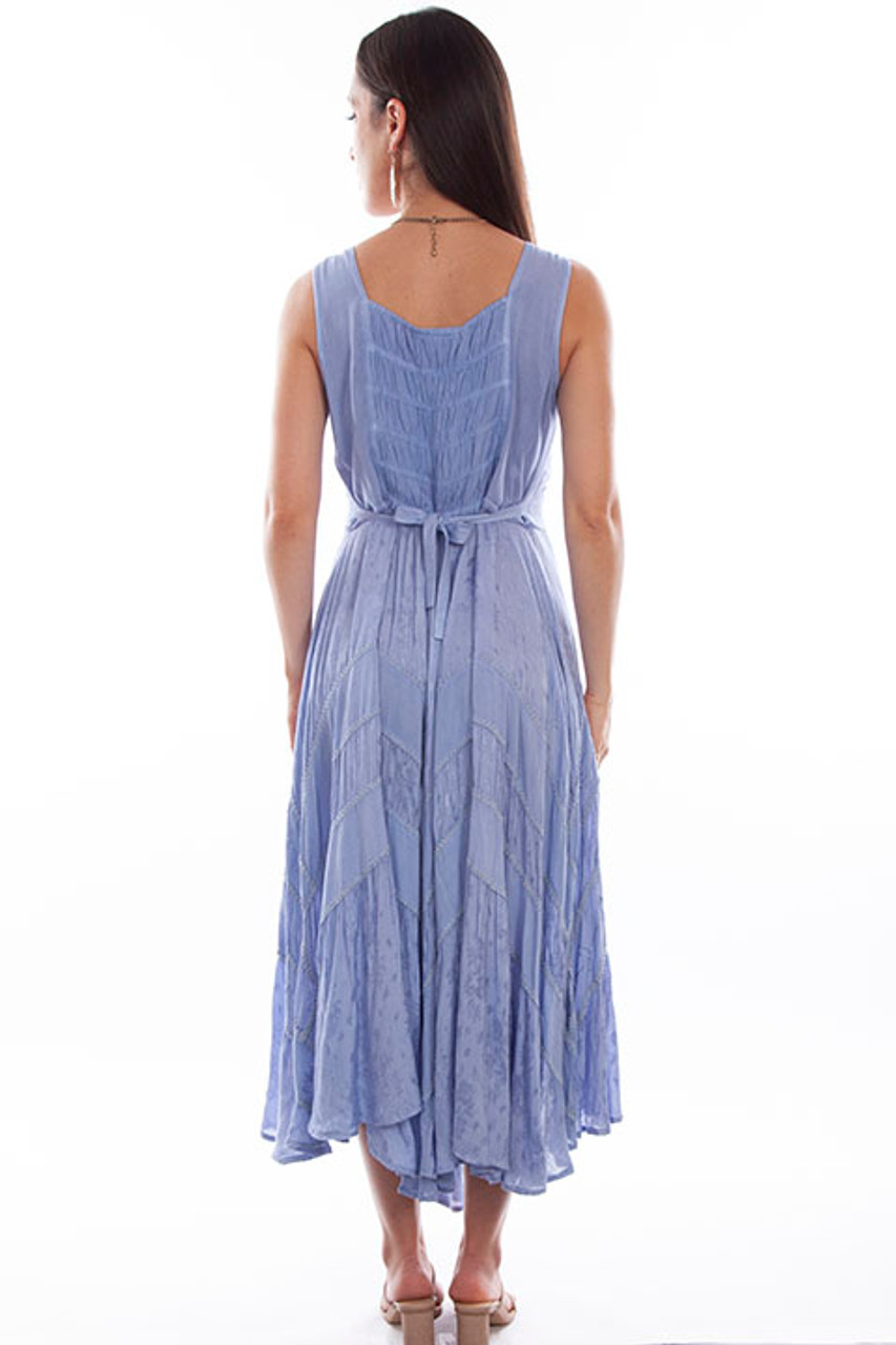 Scully Women's Dress - Honey Creek Collection - Full Length / Lace Up - Light Sky Blue - Billy's ...