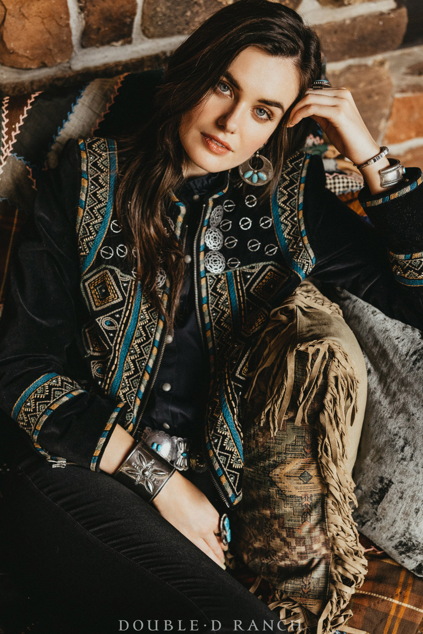 Double D Ranchwear Women’s - Return Of The Full Moon Jacket - Black - Billy's Western Wear