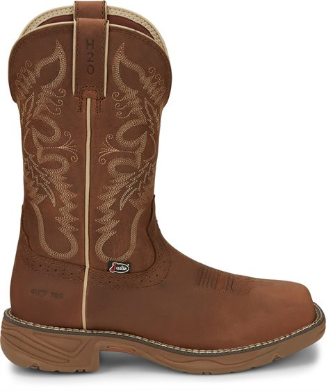 Justin Women's Work Boots - Rush - Rustic Tan - Billy's Western Wear