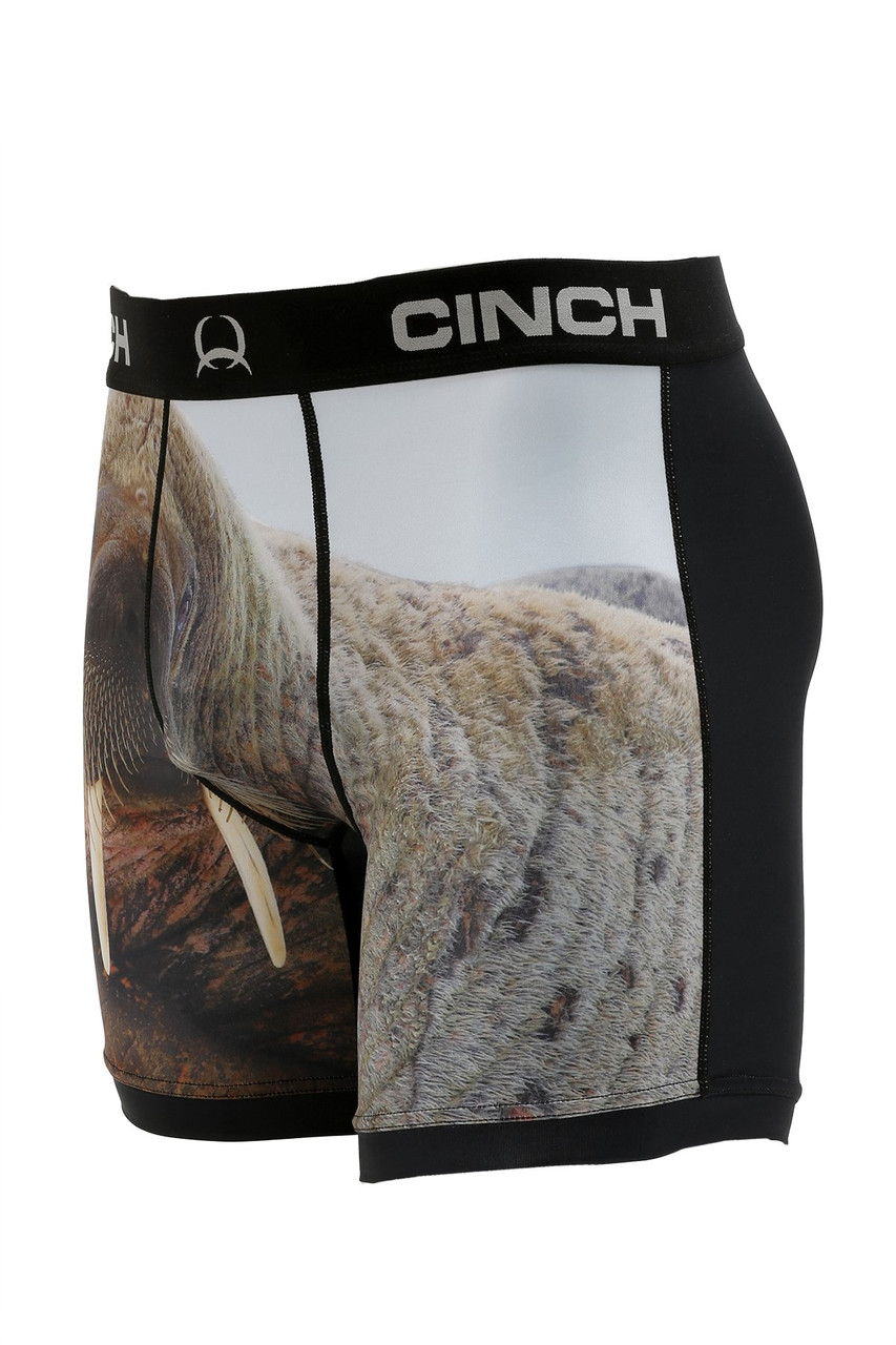 Cinch Men's Underwear - Walrus Print - 6" Boxers - Billy's Western Wear