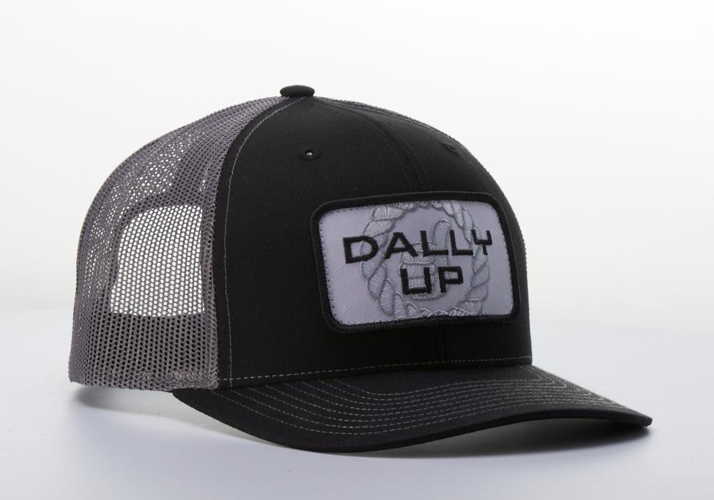Dally Up Caps - Dally # 60 - Black / Charcoal - Patch Logo - Billy's ...
