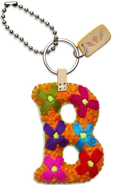 Consuela Accessories - Letter Charm - B - Orange - Billy's Western Wear
