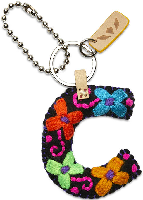 Consuela Accessories - Letter Charm - C - Black - Billy's Western Wear