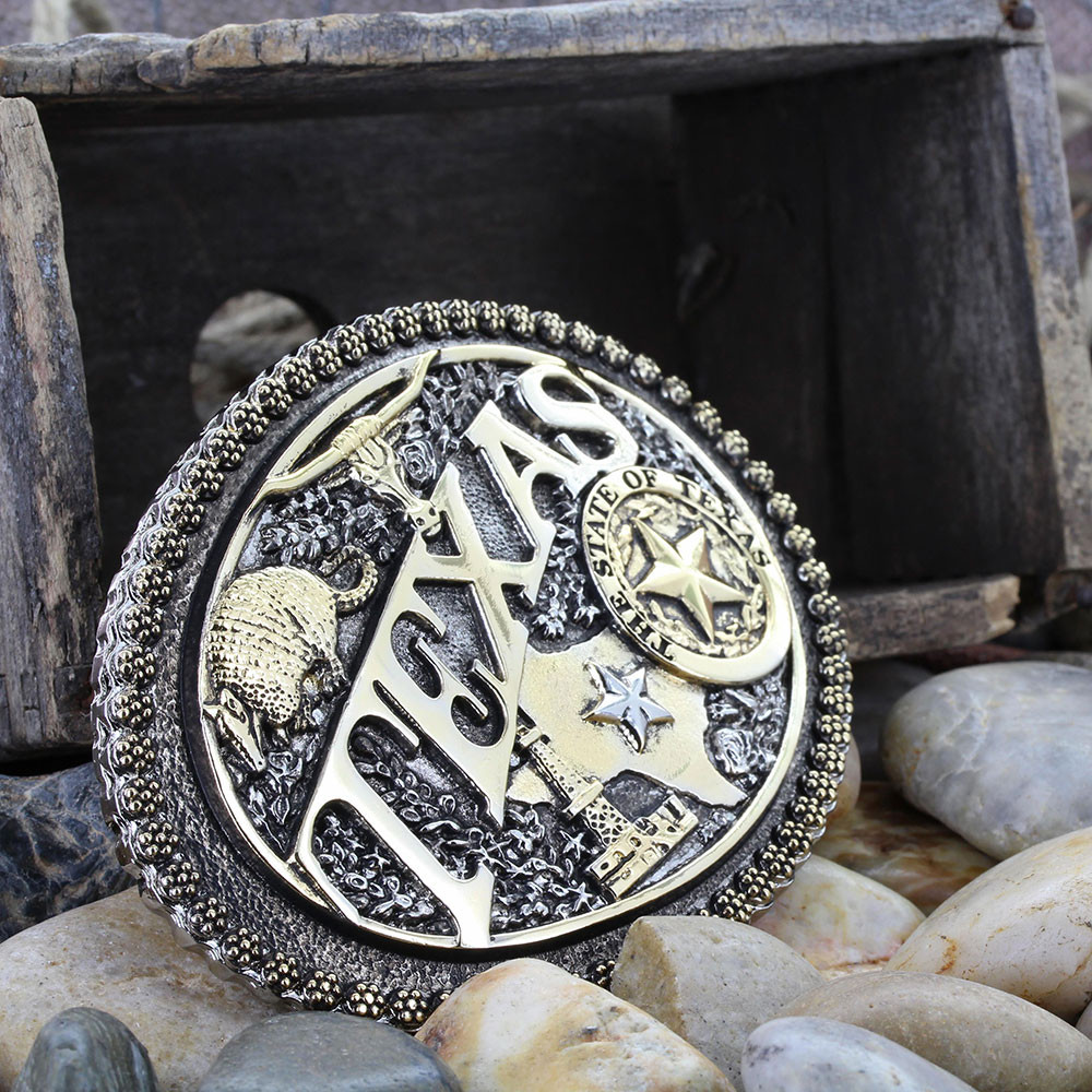 Montana Silversmith Accessories - Two-Tone Texas State Heritage ...