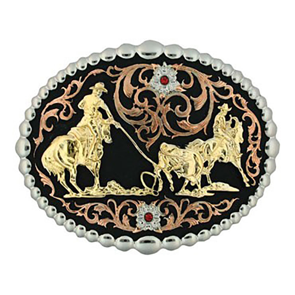 Montana Silversmith Accessories - Tri Color Team Roper Attitude Belt ...