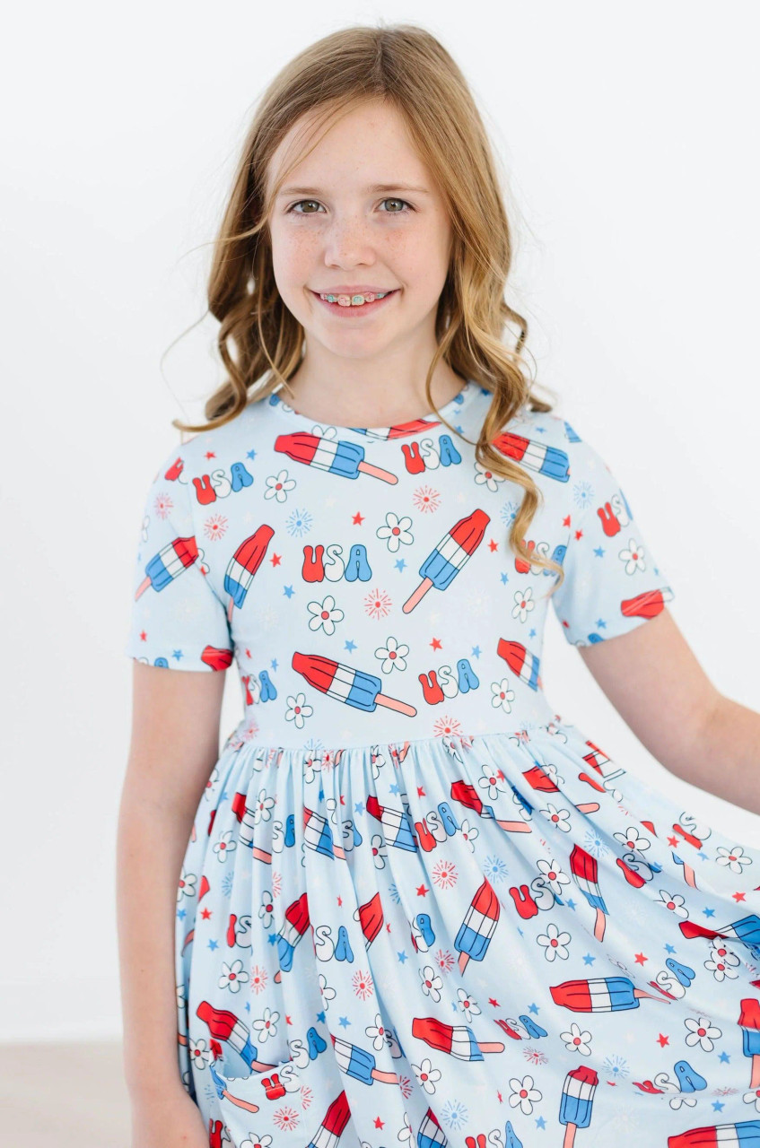 Mila & Rose Kids Apparel - Proudly Patriotic Twirl Dress - Billy's ...