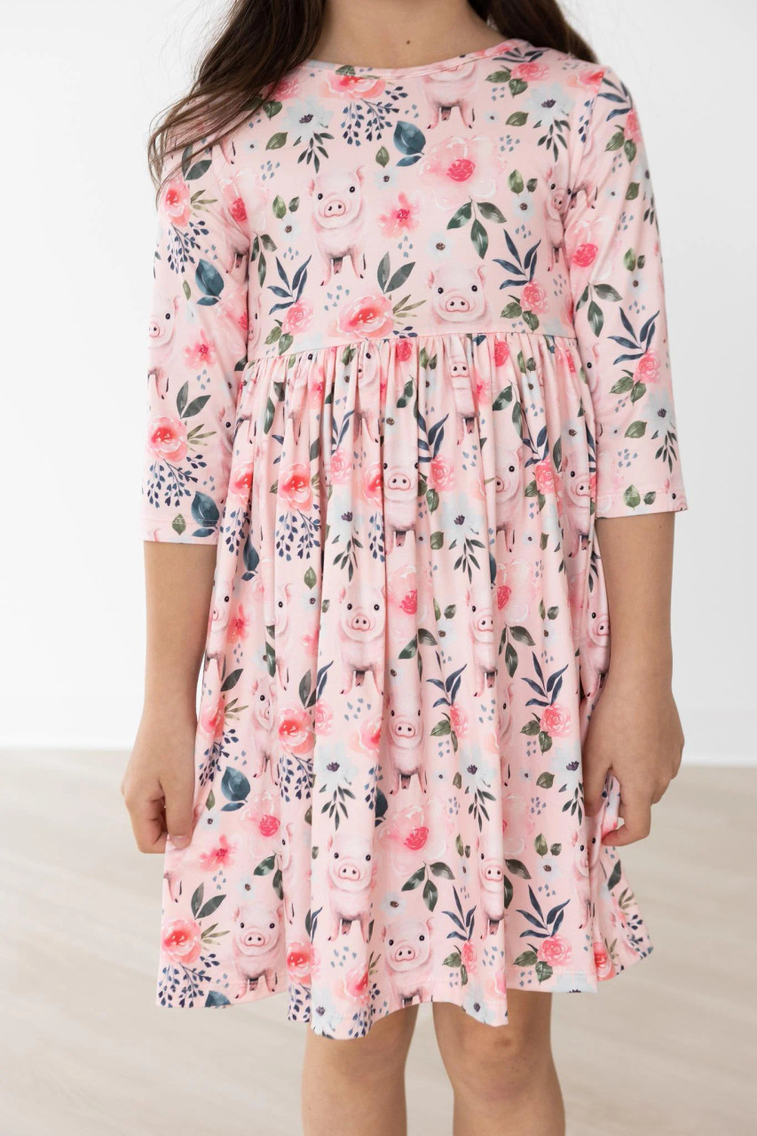 Mila & Rose Kids Apparel - This Little Piggy Twirl Dress - Billy's ...