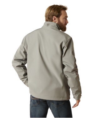 Ariat Men's Jacket - Logo 2.0 Softshell - Jetty Grey - Billy's Western Wear