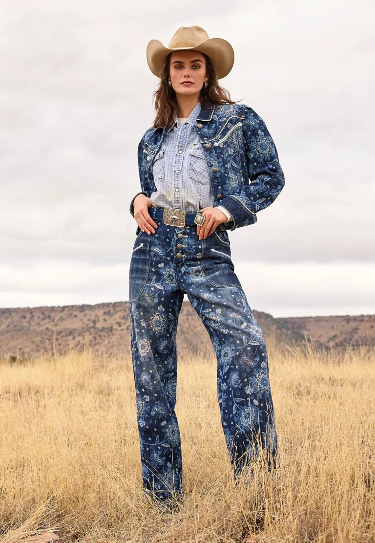 Double D Ranch Women's - Jesse's Bandana Jacket - Denim - Billy's ...