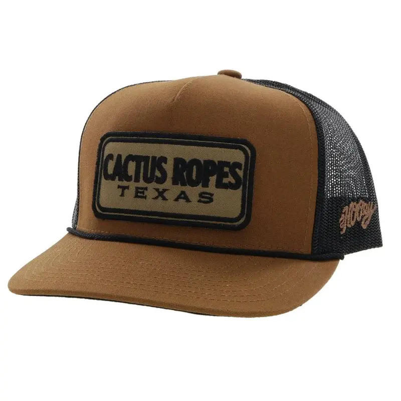 Hooey Caps - Cactus Ropes Trucker - Tan / Black - Billy's Western Wear