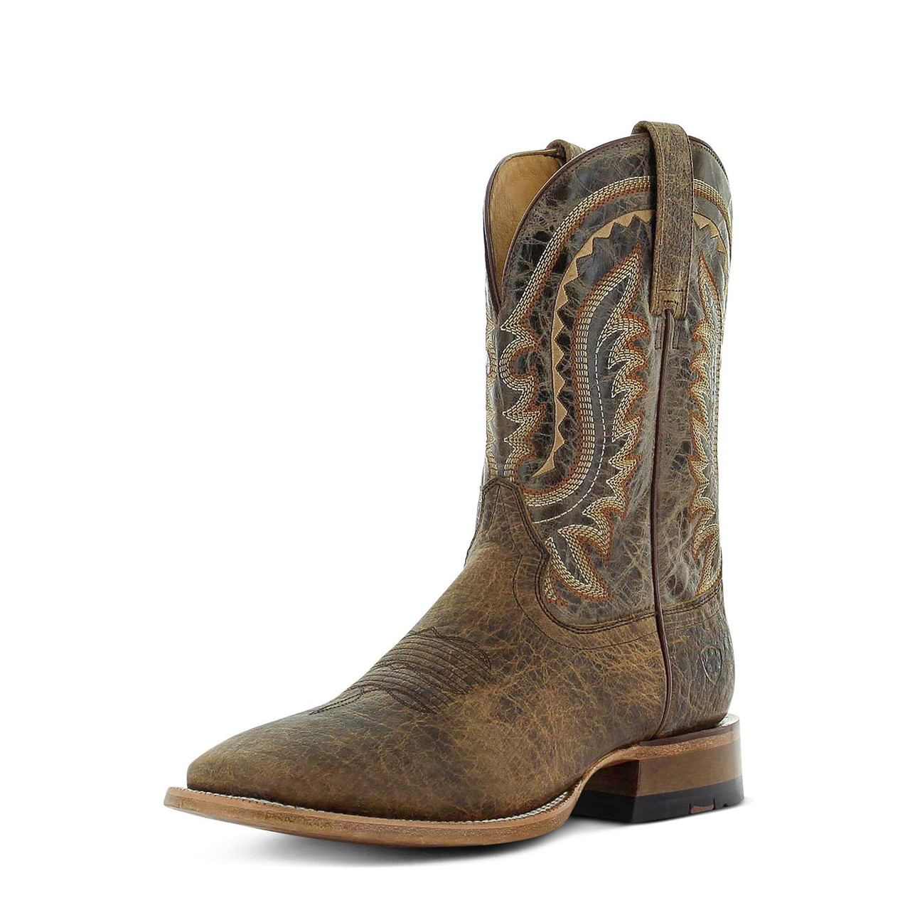 Ariat Men's Boots - Gold Point - Bison - Saddle Brown / Nutshell Tan ...