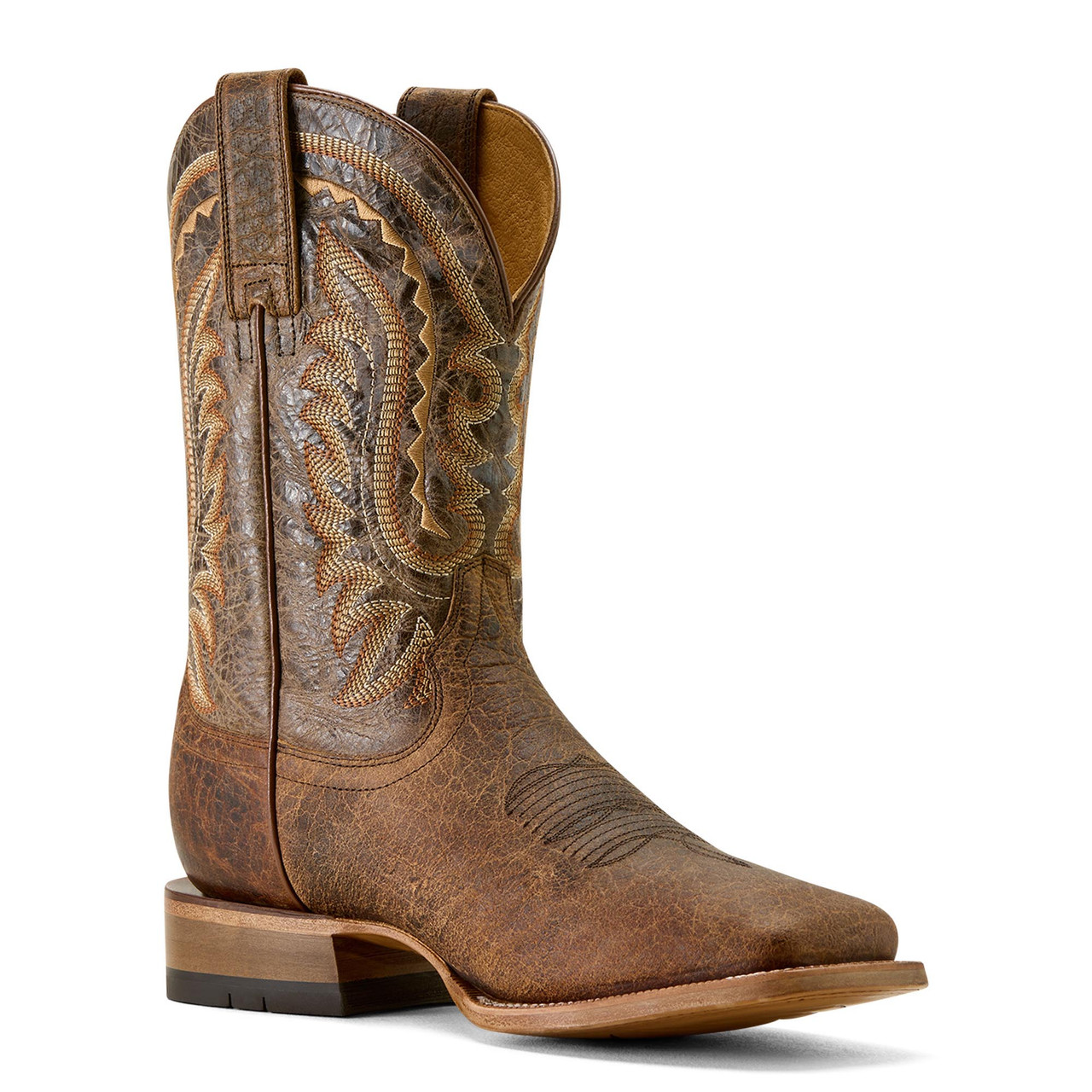 Ariat Men's Boots - Gold Point - Bison - Saddle Brown / Nutshell Tan ...
