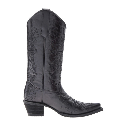 Circle G By Corral Womens Boots Cross Embroidery Black Billys Western Wear