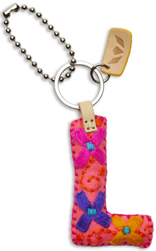 Consuela Accessories - Letter Charm - L - Pink - Billy's Western Wear