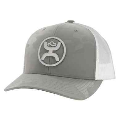 Hooey Caps - O Classic - Grey Camo / White - Billy's Western Wear