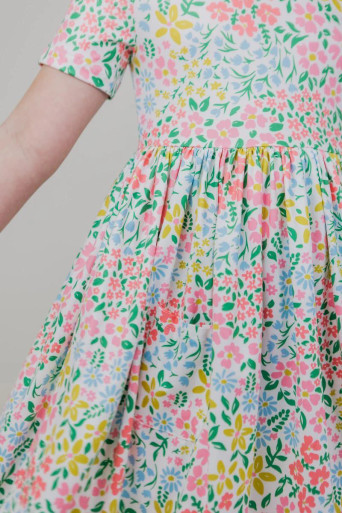 Mila & Rose Kids Apparel - Daffodils Twirl Dress - Billy's Western Wear
