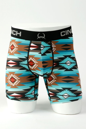 Cinch Men's Underwear - Aztec Print - 6" Boxers - Billy's Western Wear