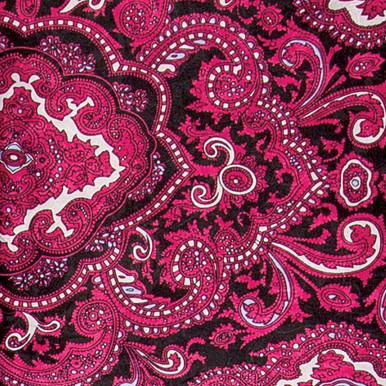 Wyoming Traders Accessories - Paisley Silk Scarf - Red / Black - Billy ...
