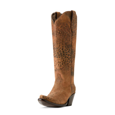 Ariat Women's Boots - Casanova - Distressed Leopard - Billy's Western Wear