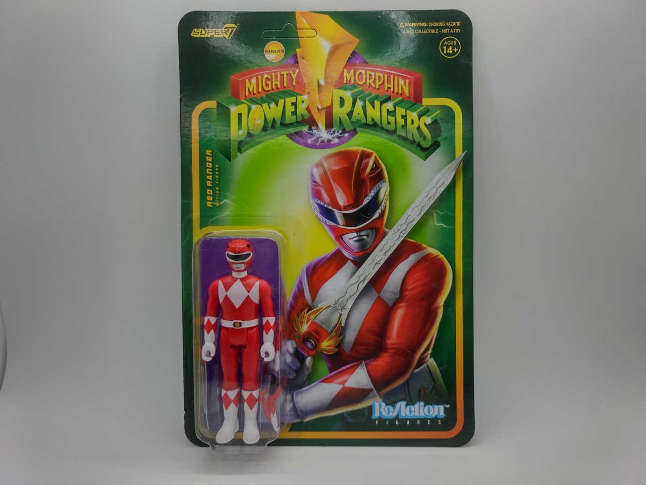 Power Rangers 2020 Red Ranger ReAction Figure MOC
