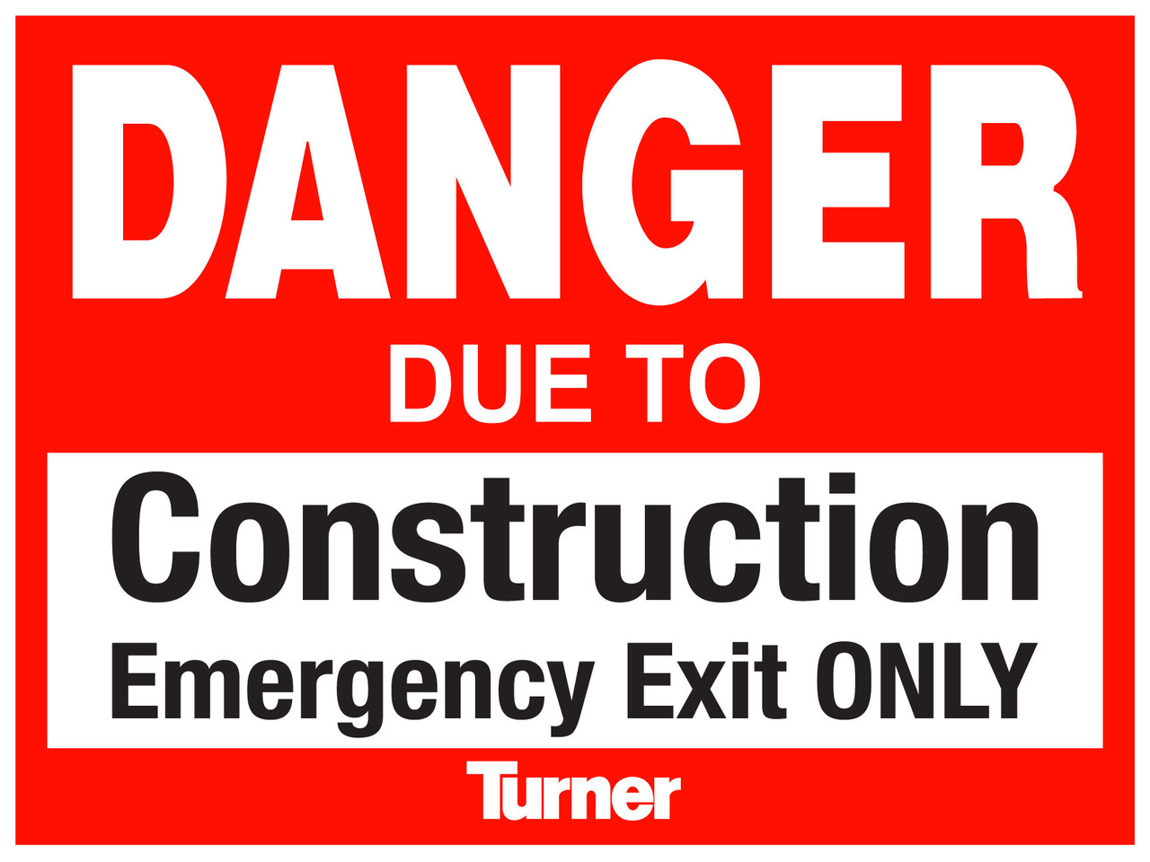 Emergency Exit Only Sign EMERGENCY EXIT SIGN | HPD SIGNS THE