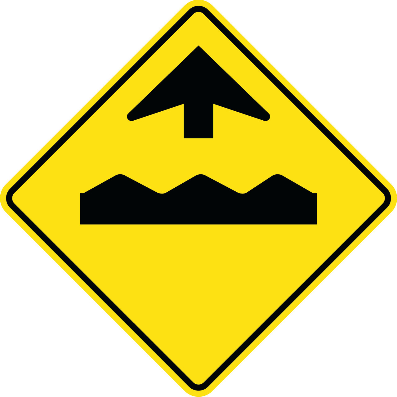 WA-22A Reflective Sign 60x60 cm