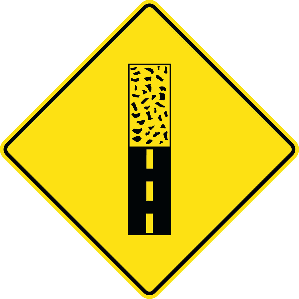 WA-25 Reflective Sign 75x75 cm
