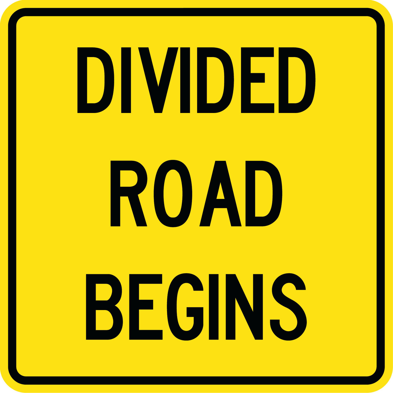 WA-34t Reflective Sign 60x60 cm