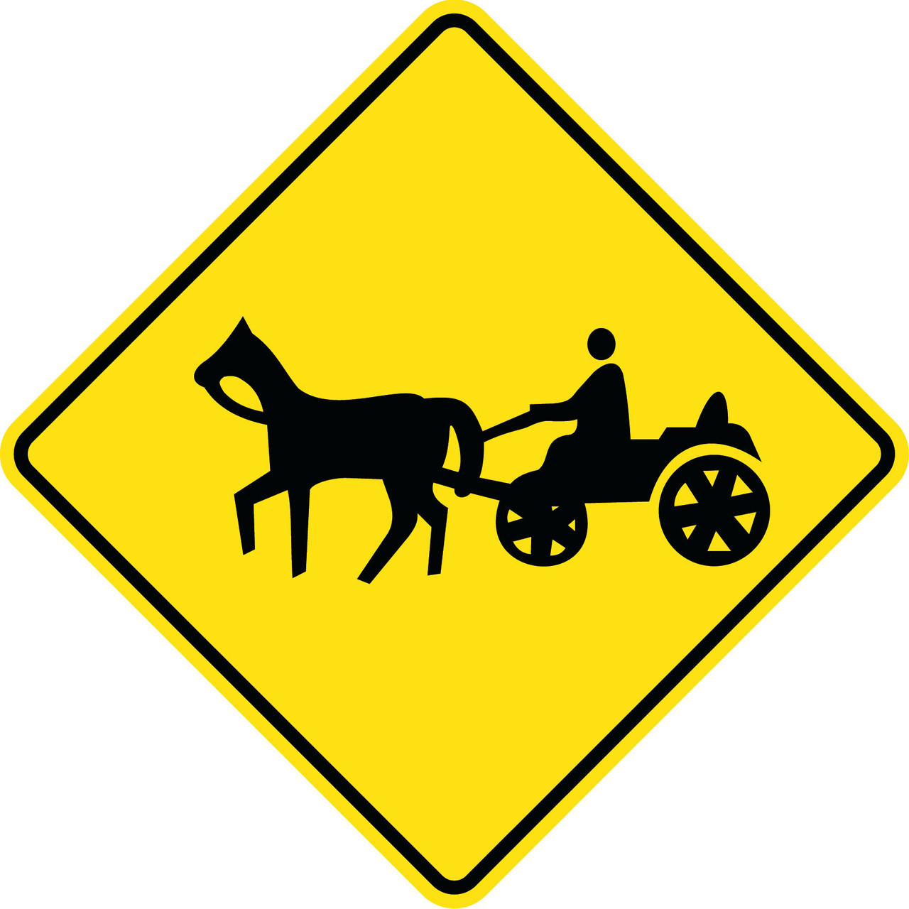 WC-23 Reflective Sign 60x60 cm