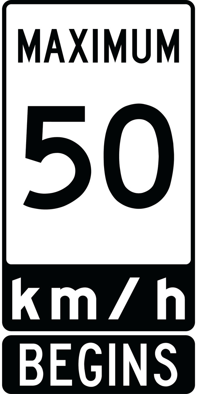 RB-3 Reflective Sign 60x120 cm