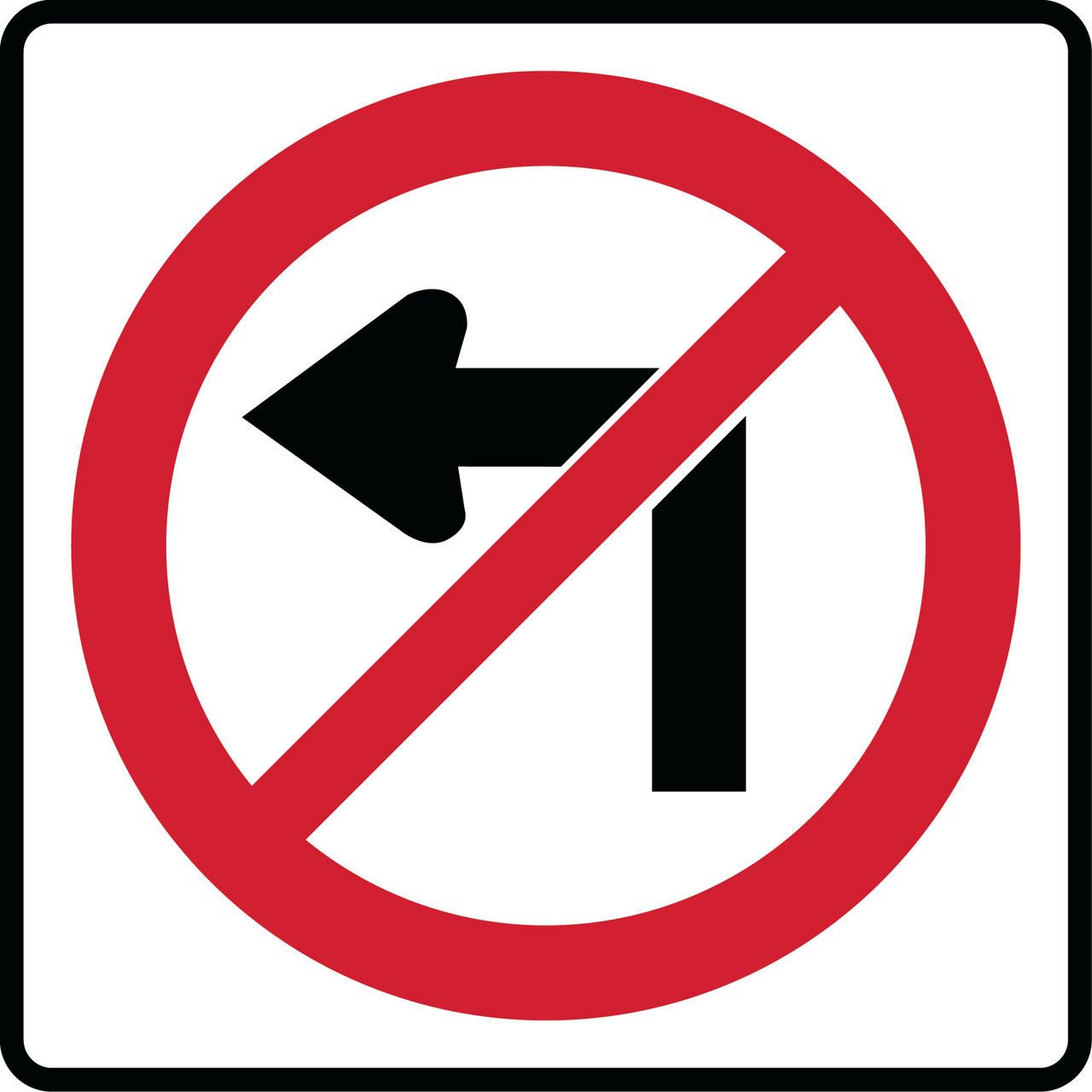 RB-12 Reflective Sign 60x60 cm