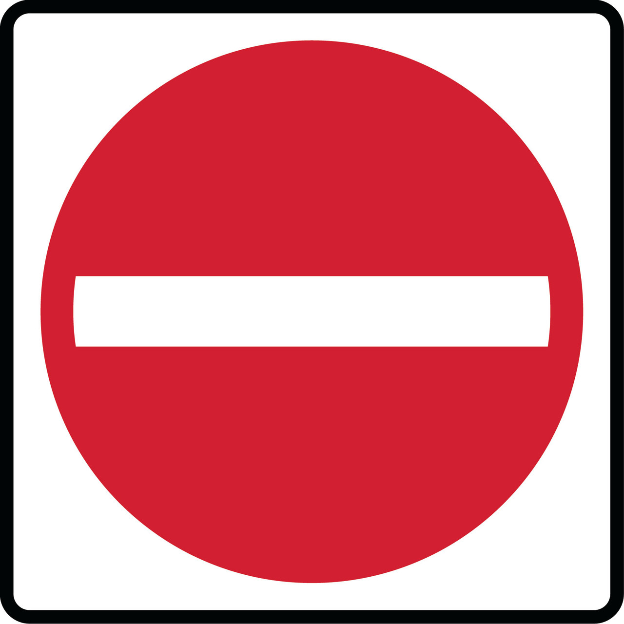 RB-19 Reflective Sign 60x60 cm