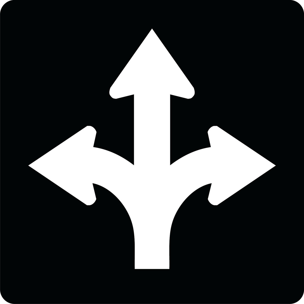 RB-46 Reflective Sign 60x60 cm