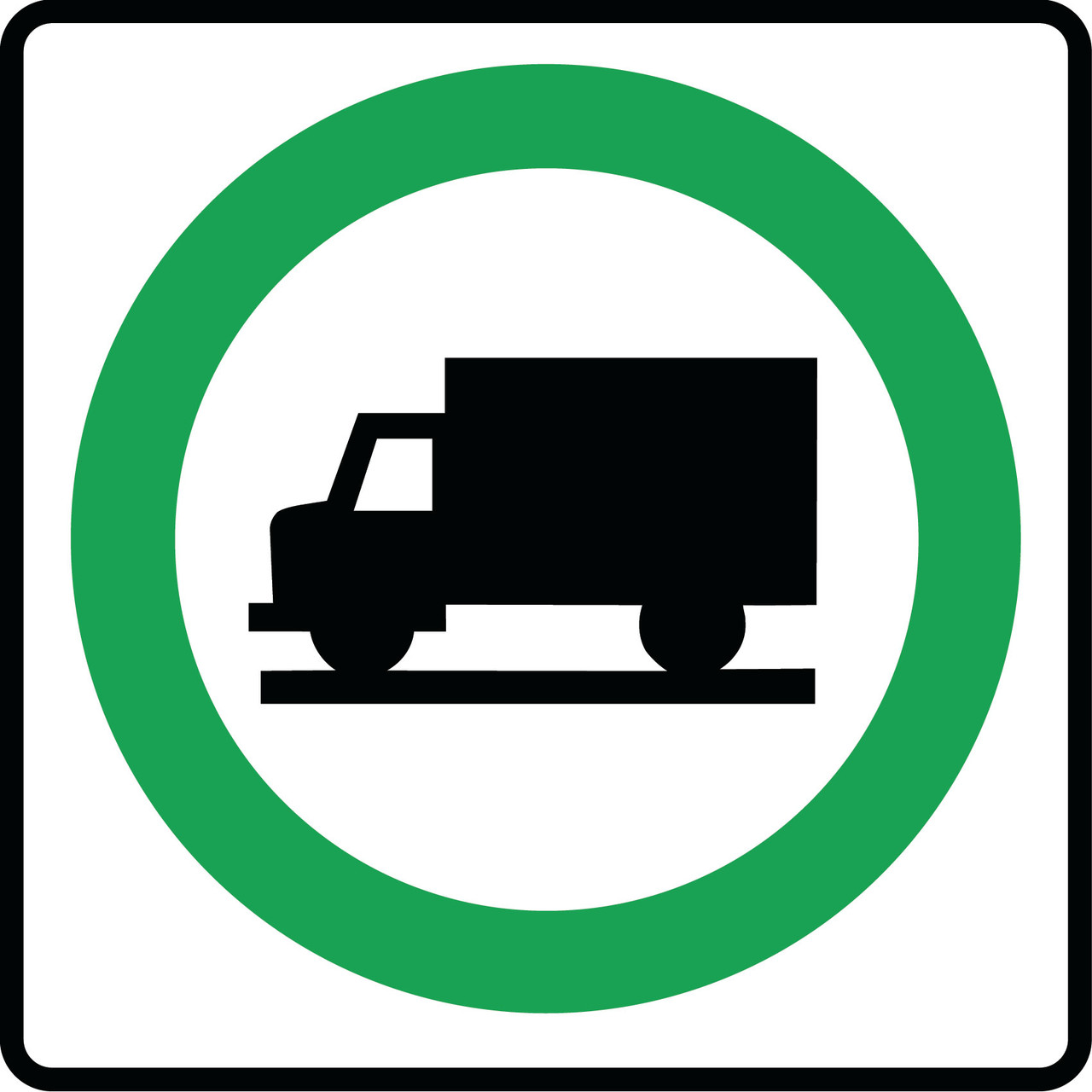 RB-61 Reflective Sign 60x60 cm