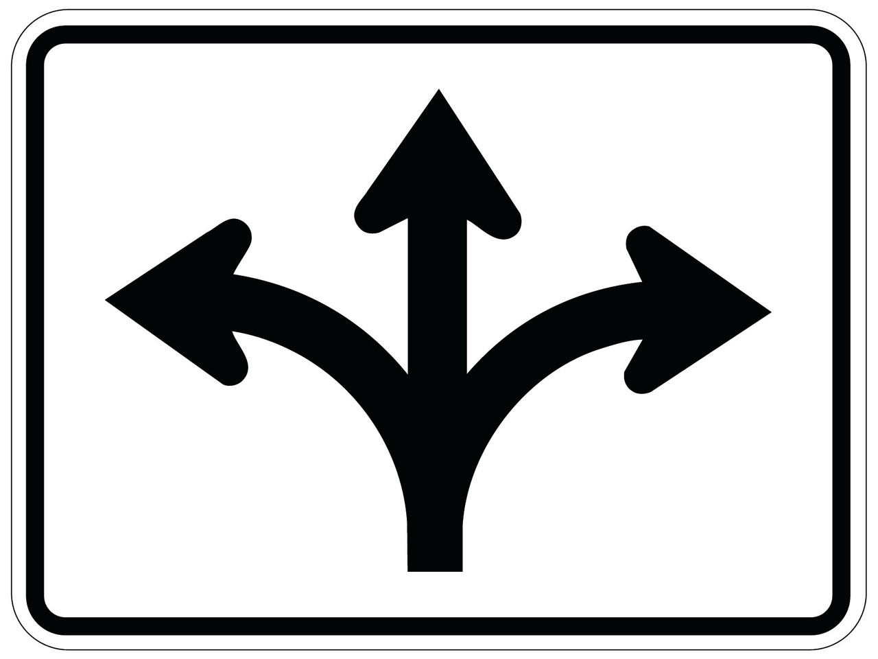RB-61tTLR Reflective Sign 45x60 cm