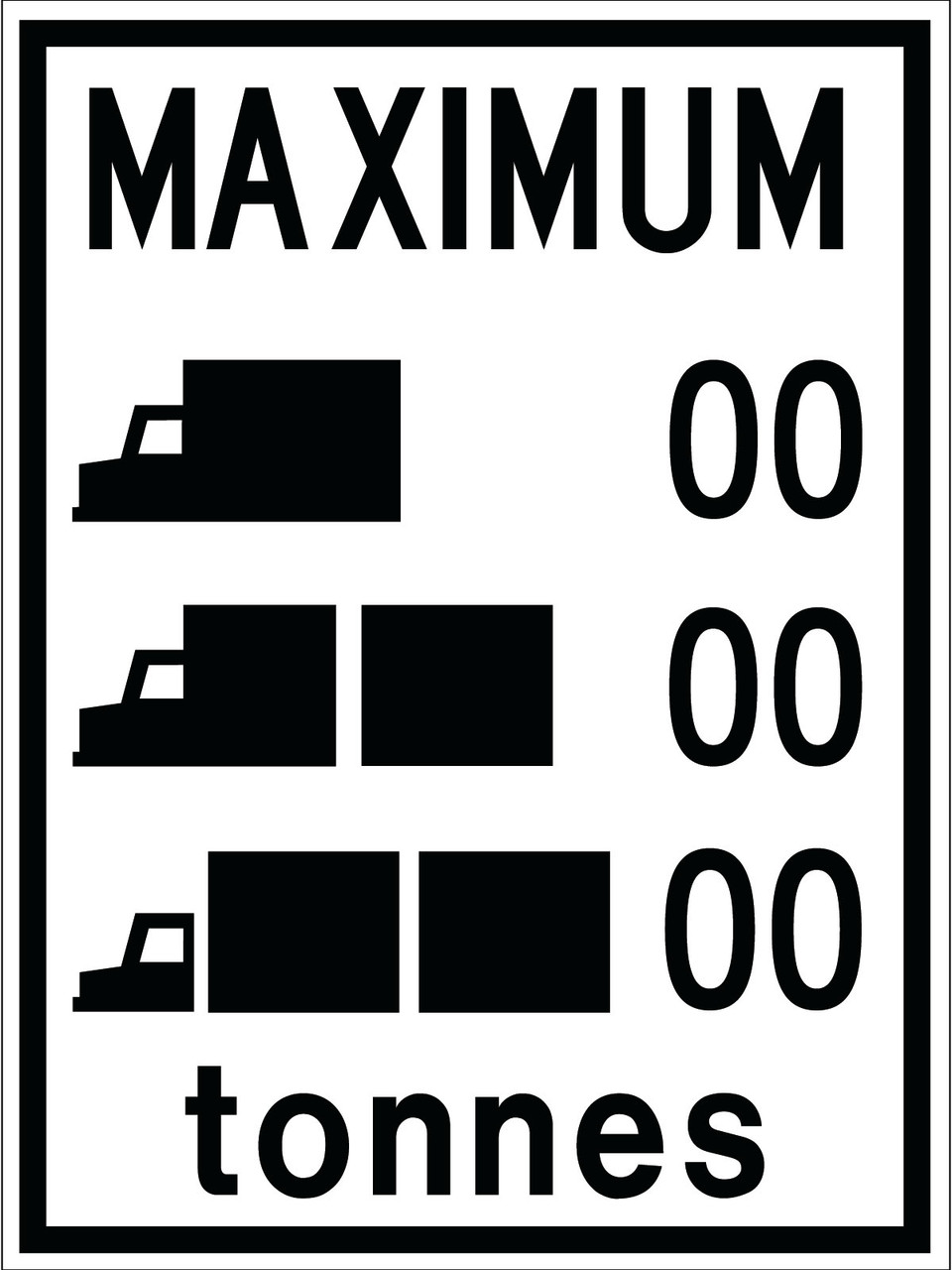 RB-63A Reflective Sign 90x120 cm