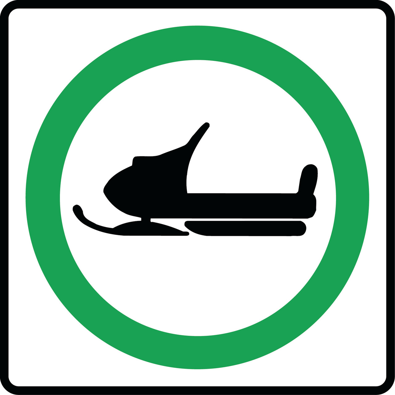 RB-64 Reflective Sign 60x60 cm