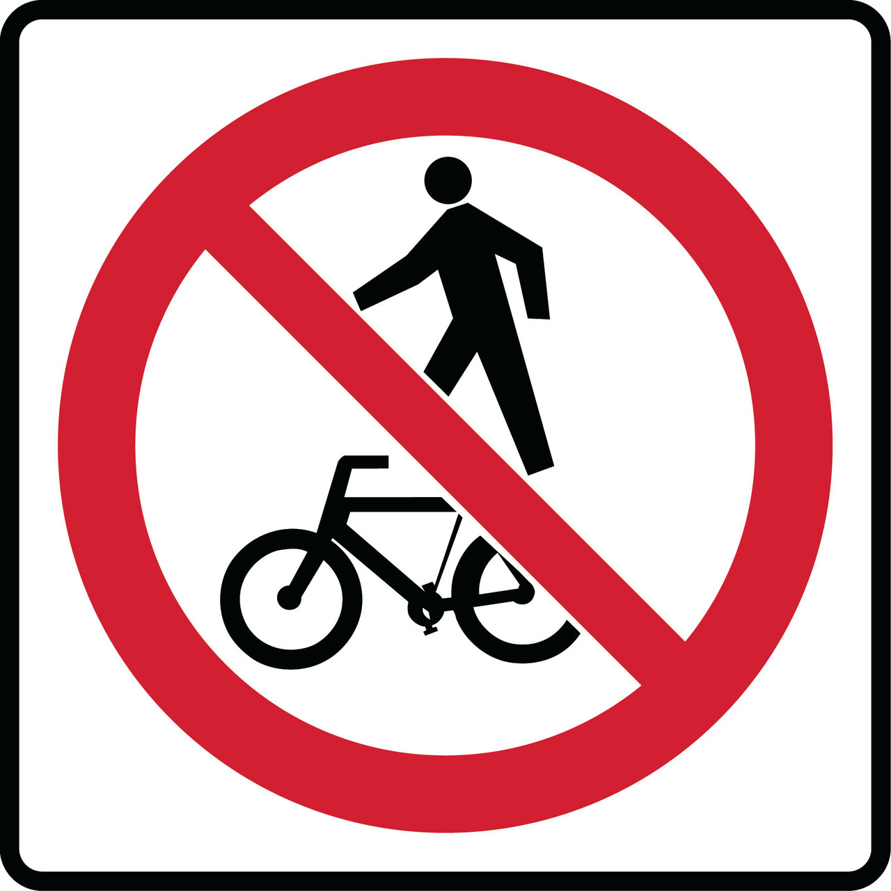 RB-68 Reflective Sign 60x60 cm