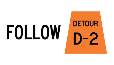 TC-10 Reflective Sign 60x120 cm