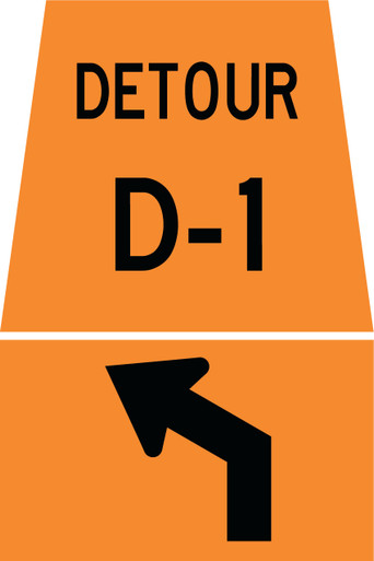 TC-10EL Reflective Sign 45x45/30x45 cm